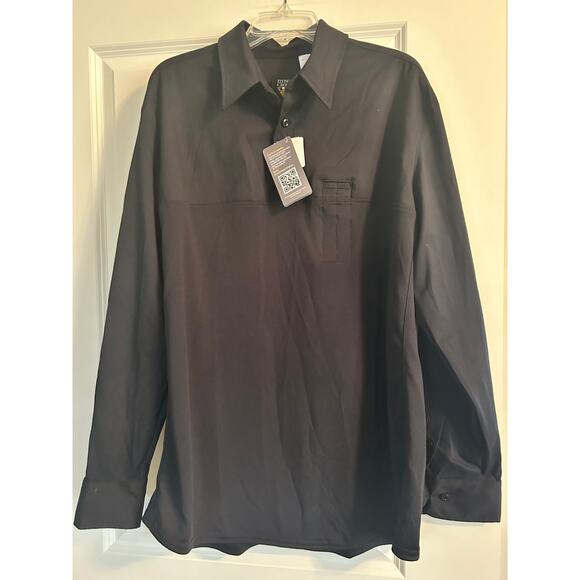 Flying Cross | Shirts | Nwt Flying Cross Mens 3 Button Navy Blue Long ...
